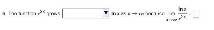 Solved Determine if the following functions grow faster, | Chegg.com