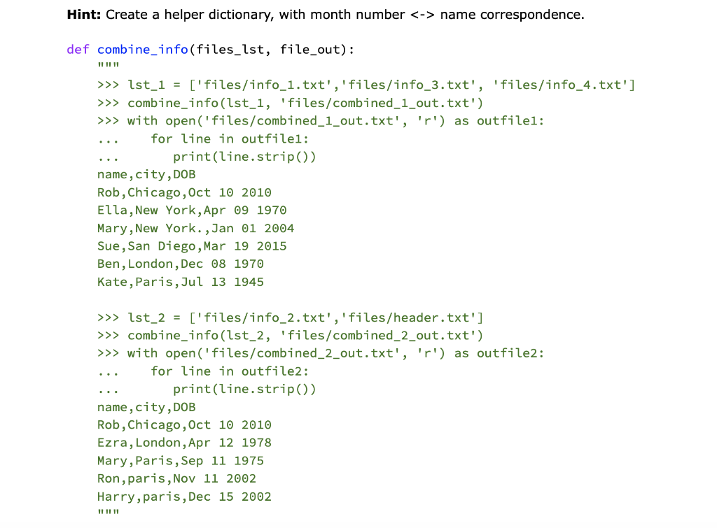 Solved In python language, write a function that takes two | Chegg.com
