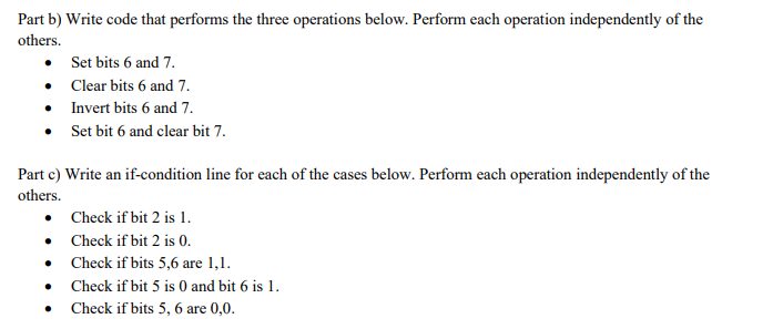 Solved For the questions below, write the code using the | Chegg.com
