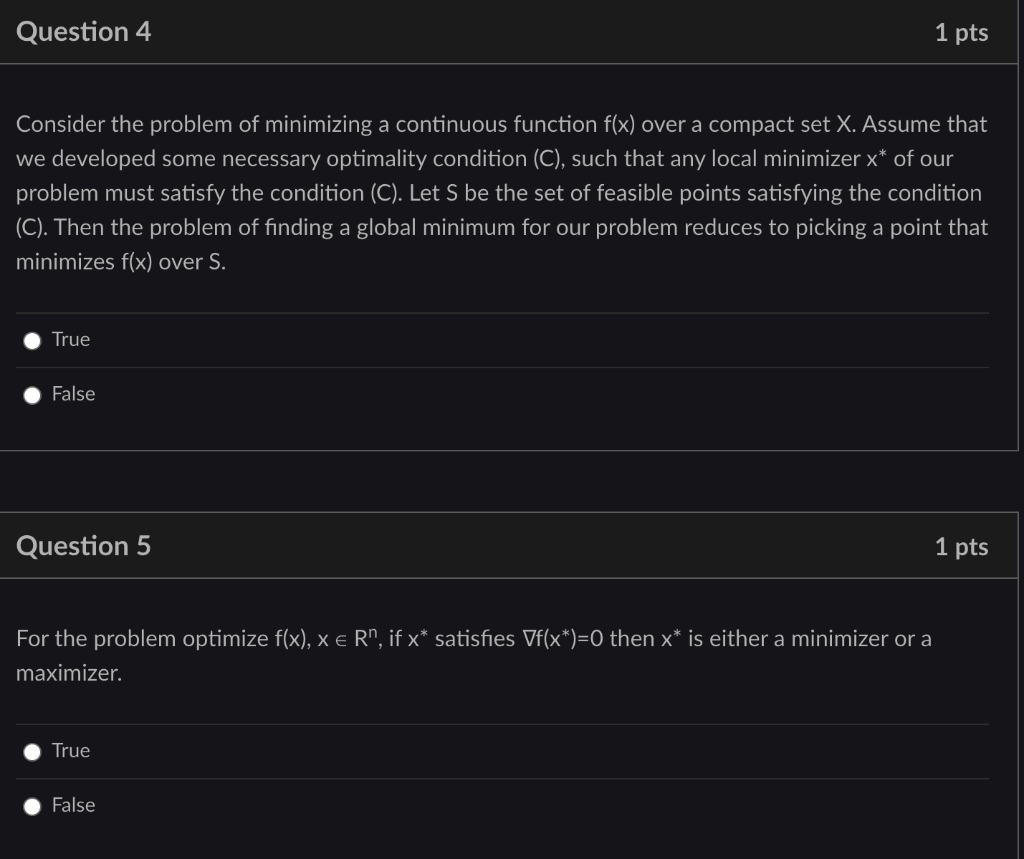Consider the problem of minimizing a continuous | Chegg.com