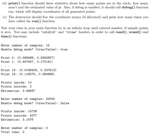 Solved 2. Monte Carlo method for pi estimation is a method | Chegg.com