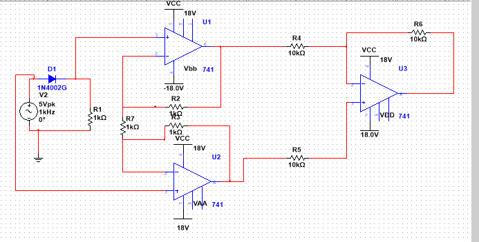 1a.Use Multisim to perform a DC sweep. Vary V1 shown | Chegg.com