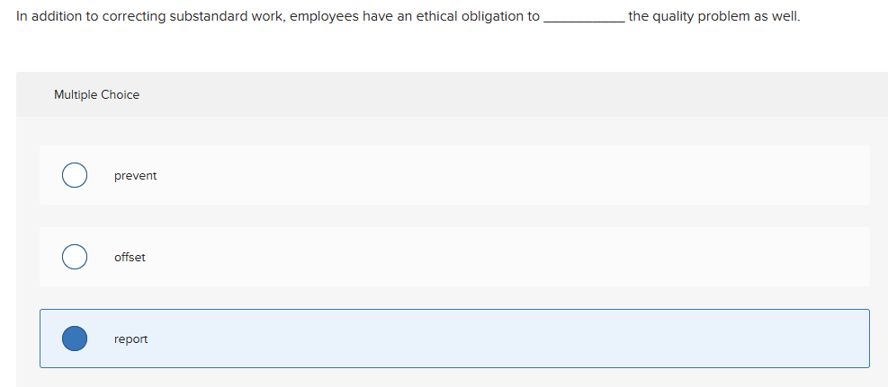 Solved In addition to correcting substandard work, employees | Chegg.com
