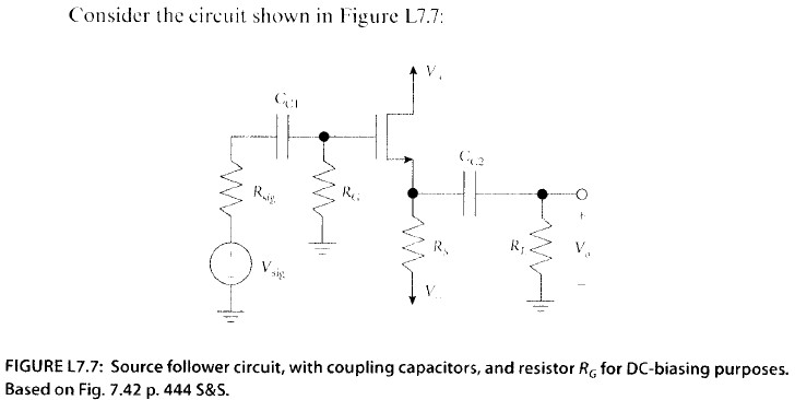Solved NMOS Source Follower *Please use any simulation or | Chegg.com