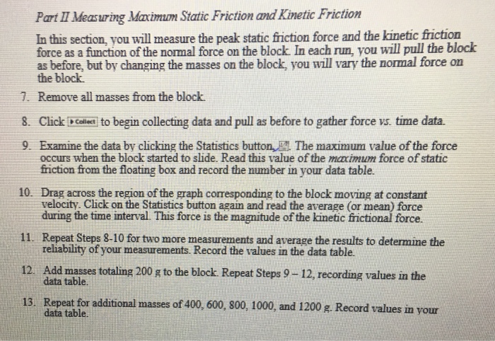5. Use logger Pro to graph of the maximum static | Chegg.com