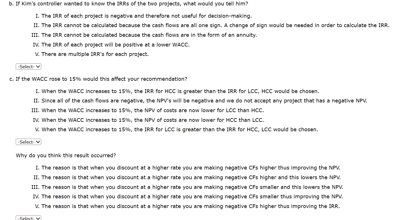 Solved 20. Problem 11.14 (Choosing Mandatory Projects on the | Chegg.com