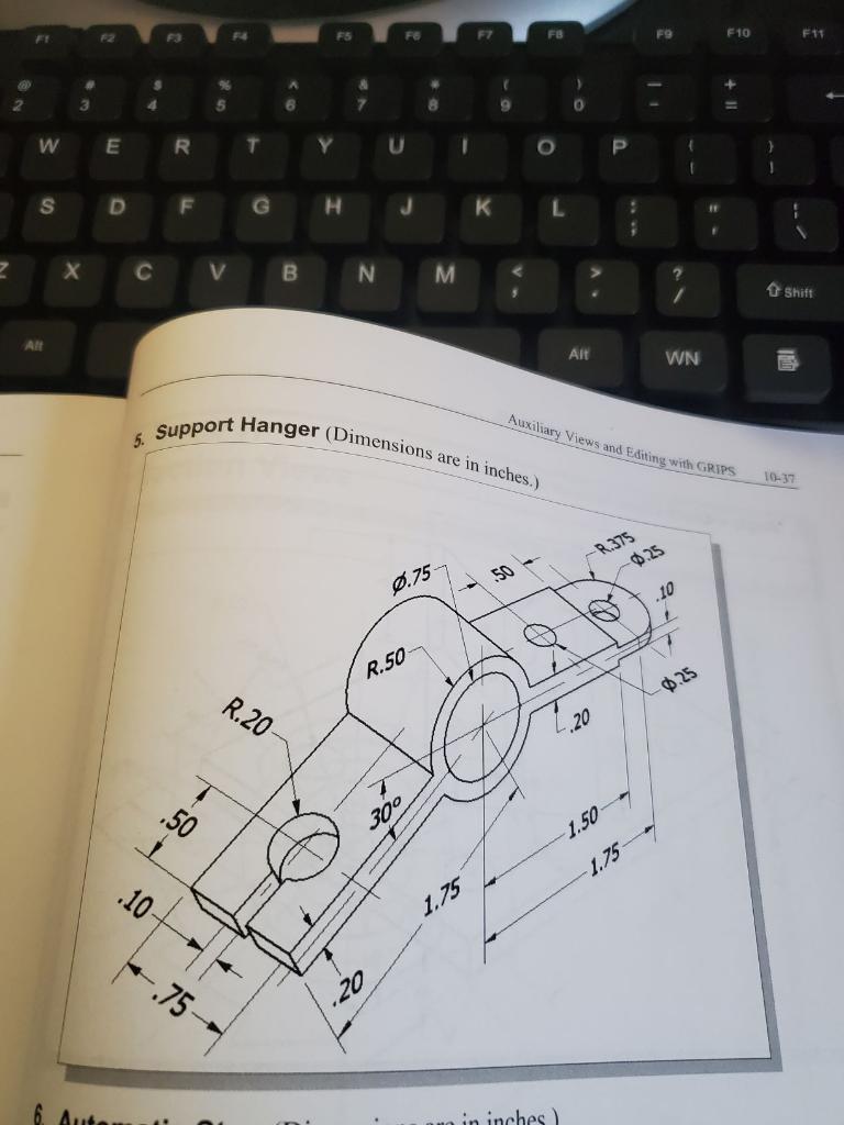 Solved I need help drawing the Front, Top, Side and | Chegg.com