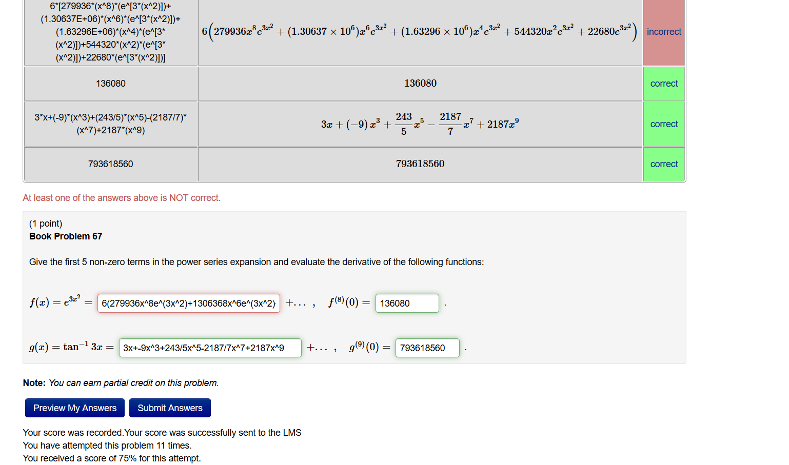 Solved 6*[279936*(X^8)*(e^[3*(x^2)])+ | Chegg.com