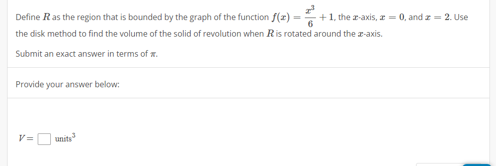 Solved Define R as the region that is bounded by the graph | Chegg.com