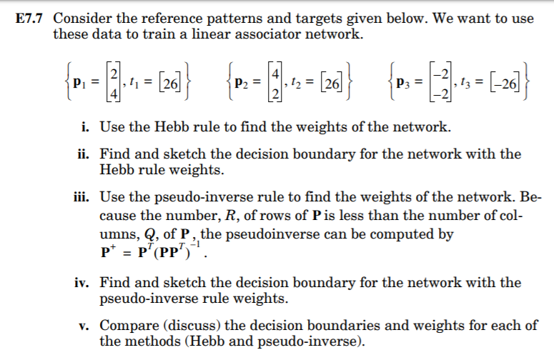 PP2 E7.1 Consider the prototype patterns given to the | Chegg.com