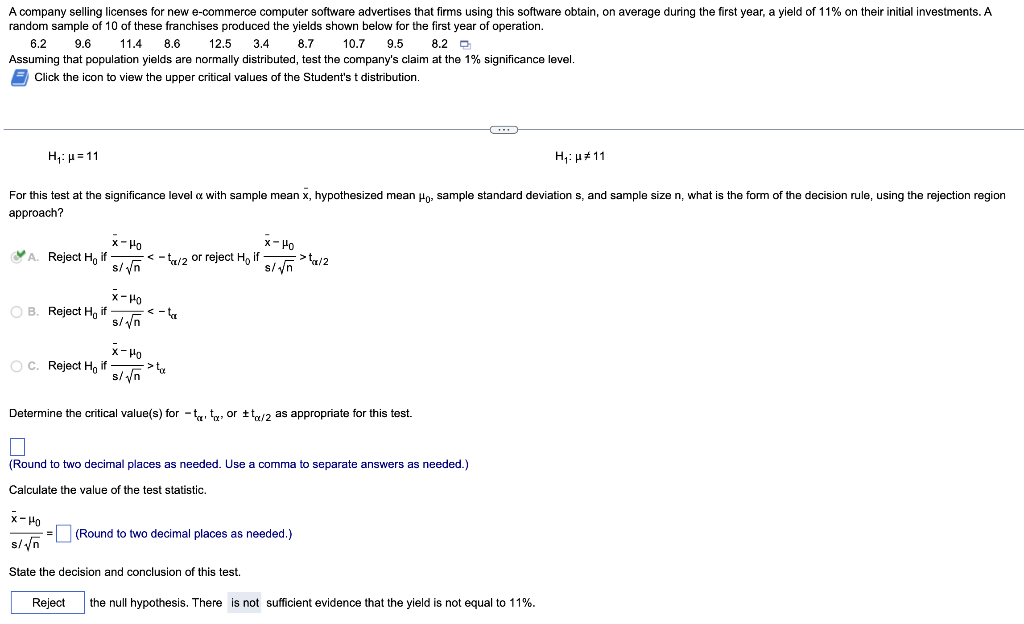 Solved A company selling licenses for new e-commerce | Chegg.com