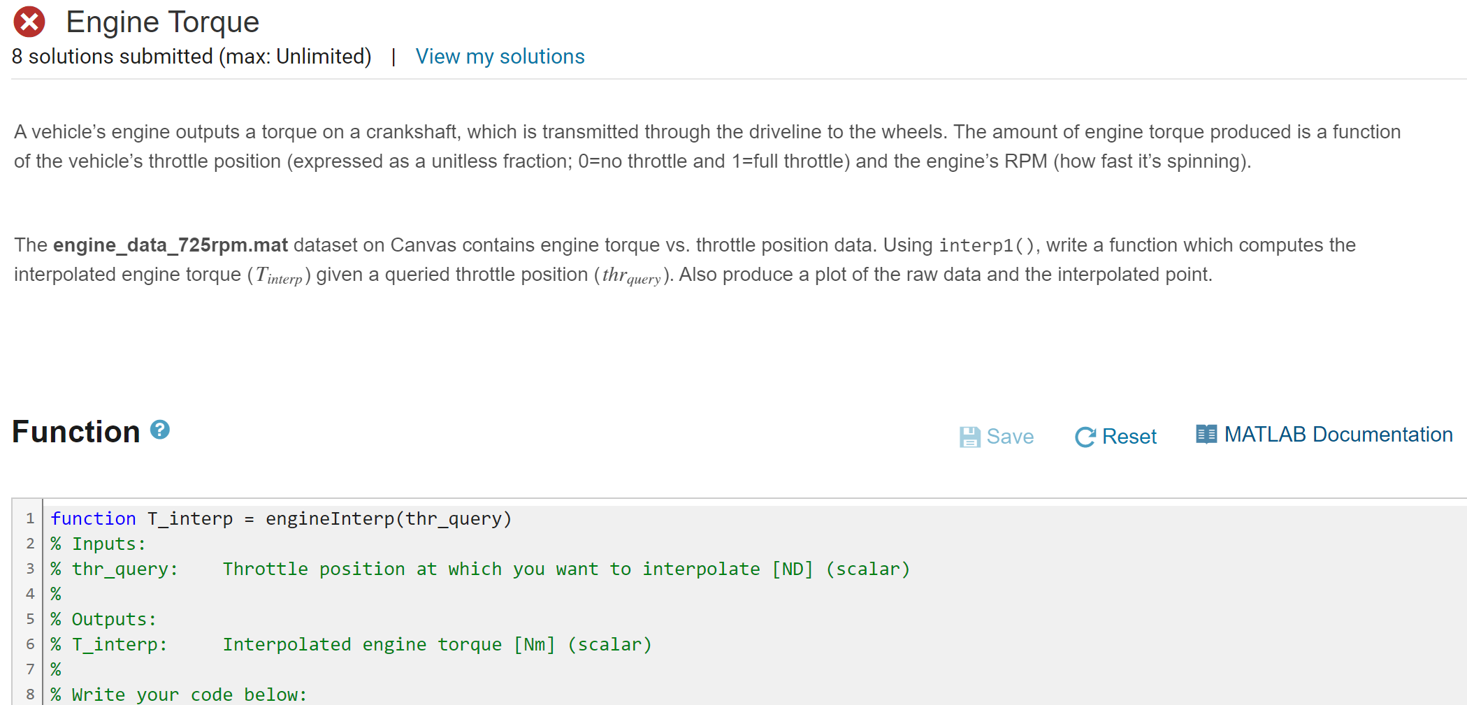 Solved A vehicle's engine outputs a torque on a crankshaft, | Chegg.com