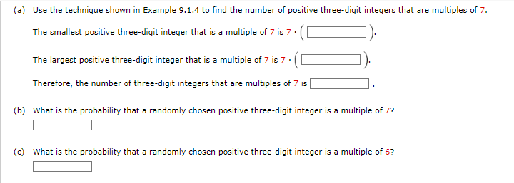 (a) Use the technique shown in Example 9.1.4 to find | Chegg.com