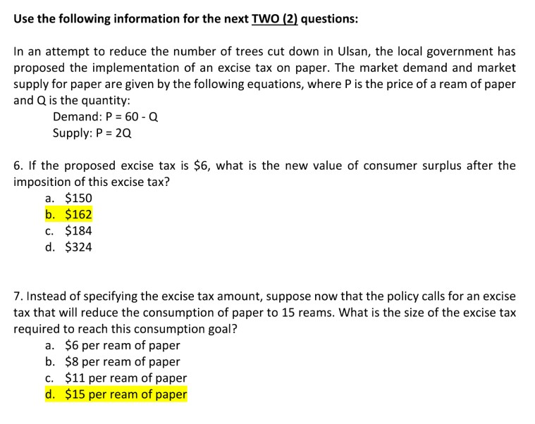 Solved Use the following information for the next TWO (2) | Chegg.com