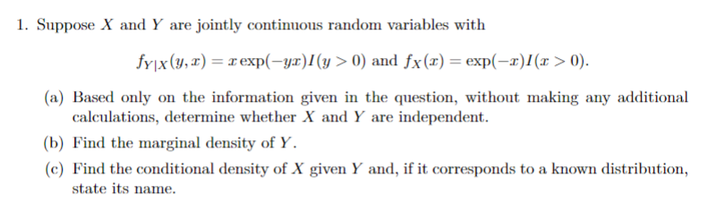 Solved Suppose X and Y are jointly continuous random | Chegg.com
