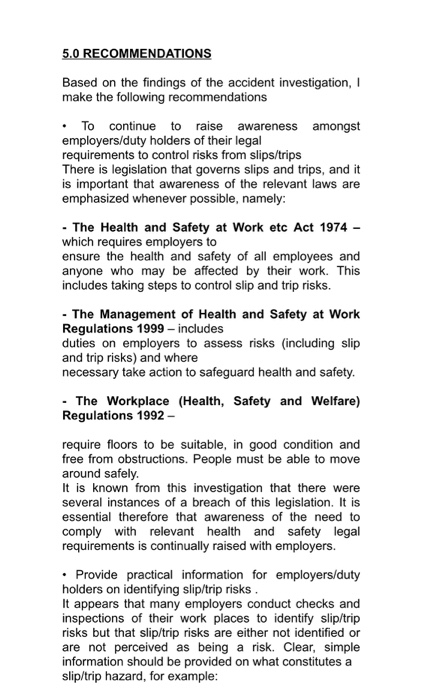 Solved Below is osha case study. You are required to | Chegg.com