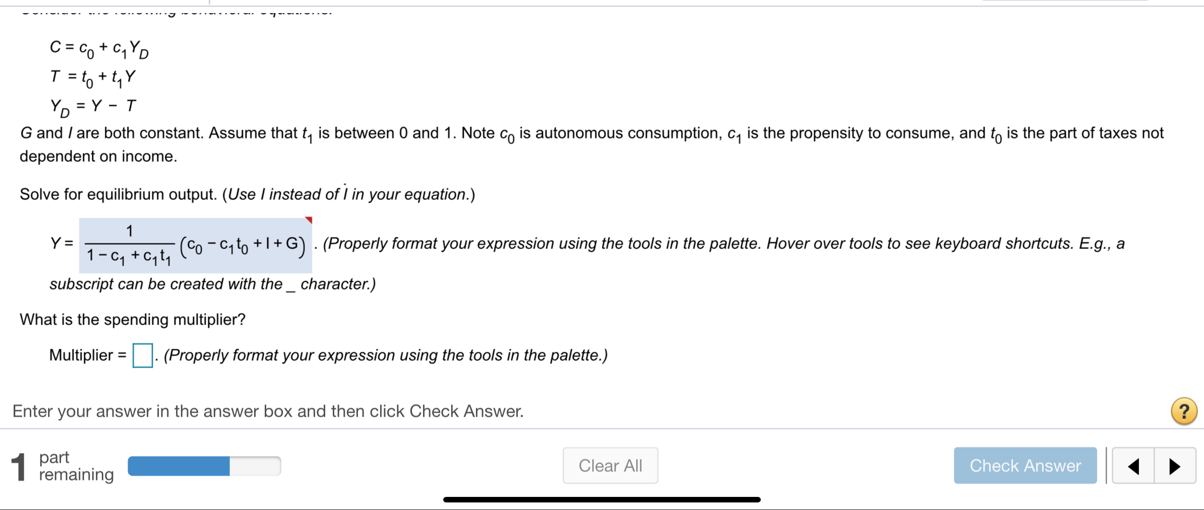 Solved nothing. (Properly format your expression using the | Chegg.com