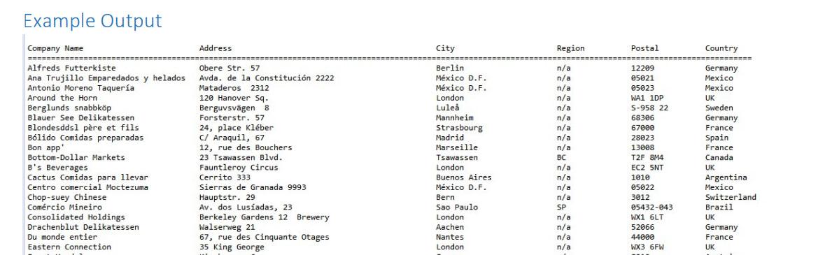 Solved Check which columns are nullable. Region is null, | Chegg.com