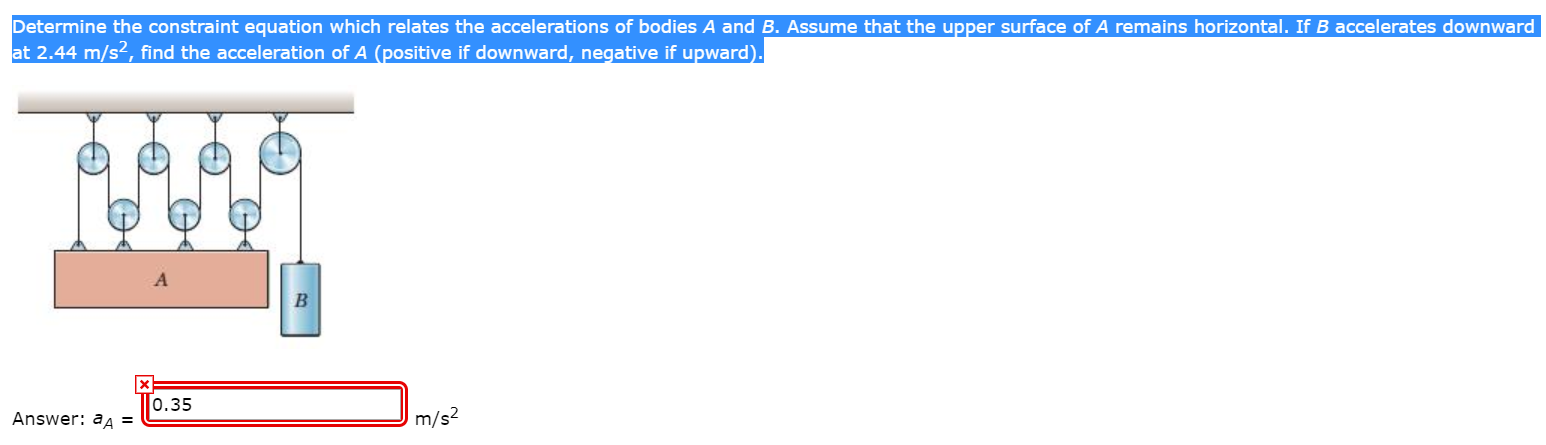 Solved Determine the constraint equation which relates the | Chegg.com