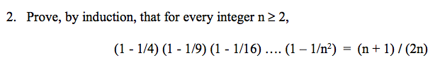 Solved 2. Prove, by induction, that for every integer n > 2, | Chegg.com