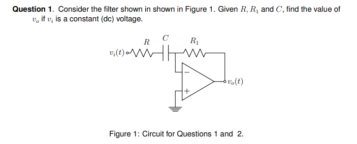 Solved Question 1. Consider the filer shown in shown in | Chegg.com