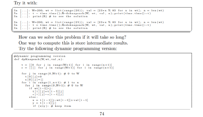 Solved 9.1 Introduction Recall that dynamic programming is | Chegg.com