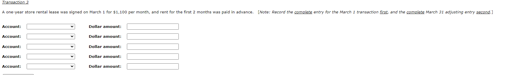 Solved Transaction 3 | Chegg.com