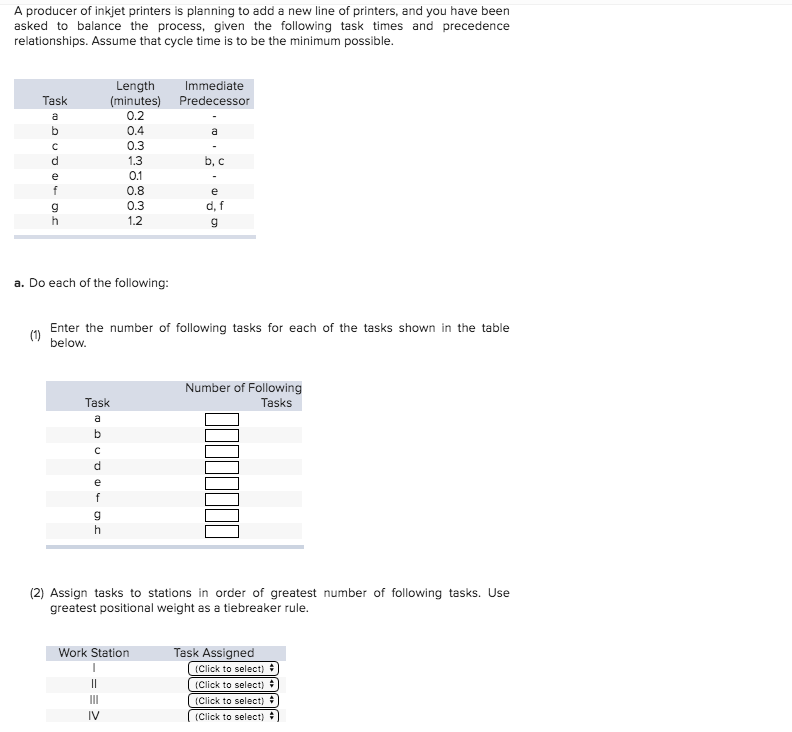Solved A producer of inkjet printers is planning to add a | Chegg.com