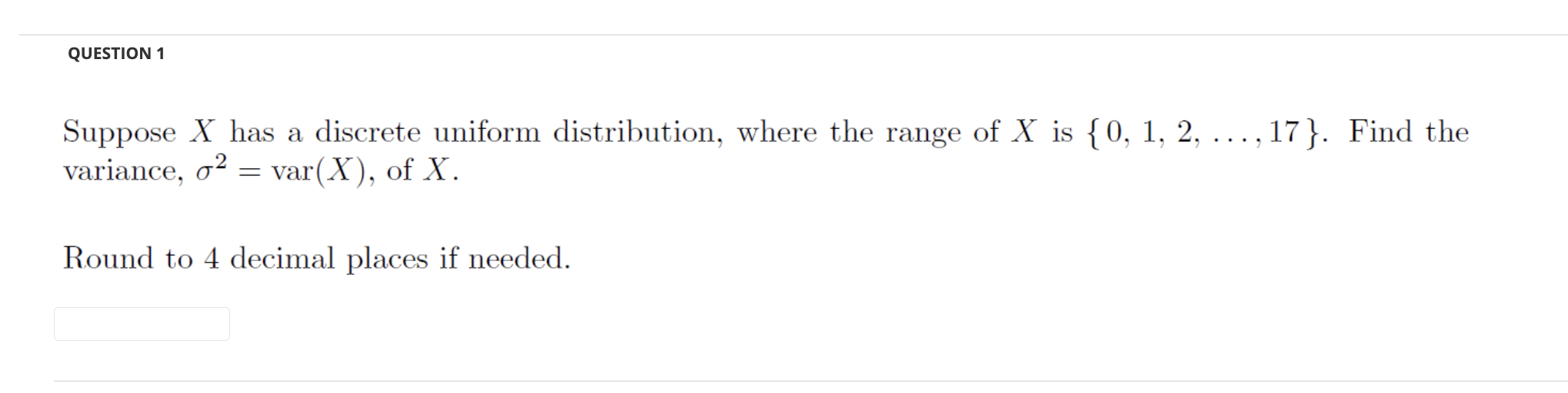 Solved Suppose X has a discrete uniform distribution, where | Chegg.com