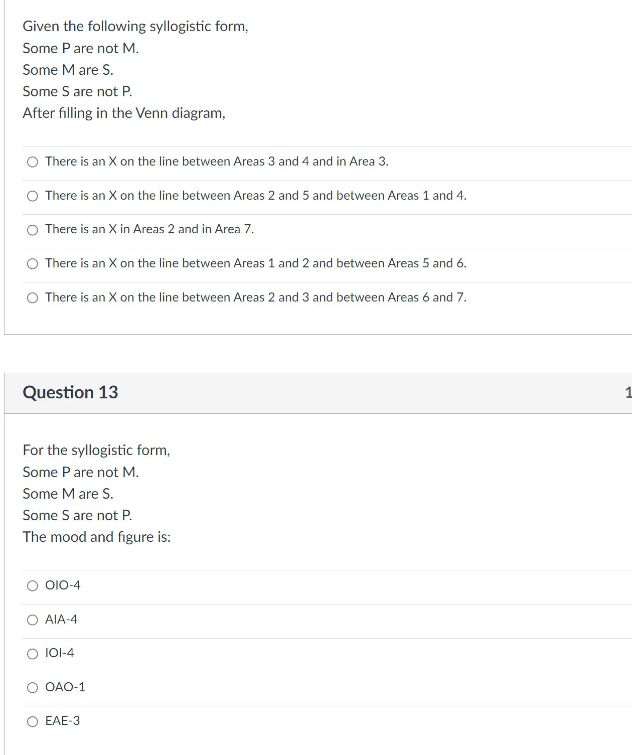 Given the following syllogistic form, Some P are not | Chegg.com