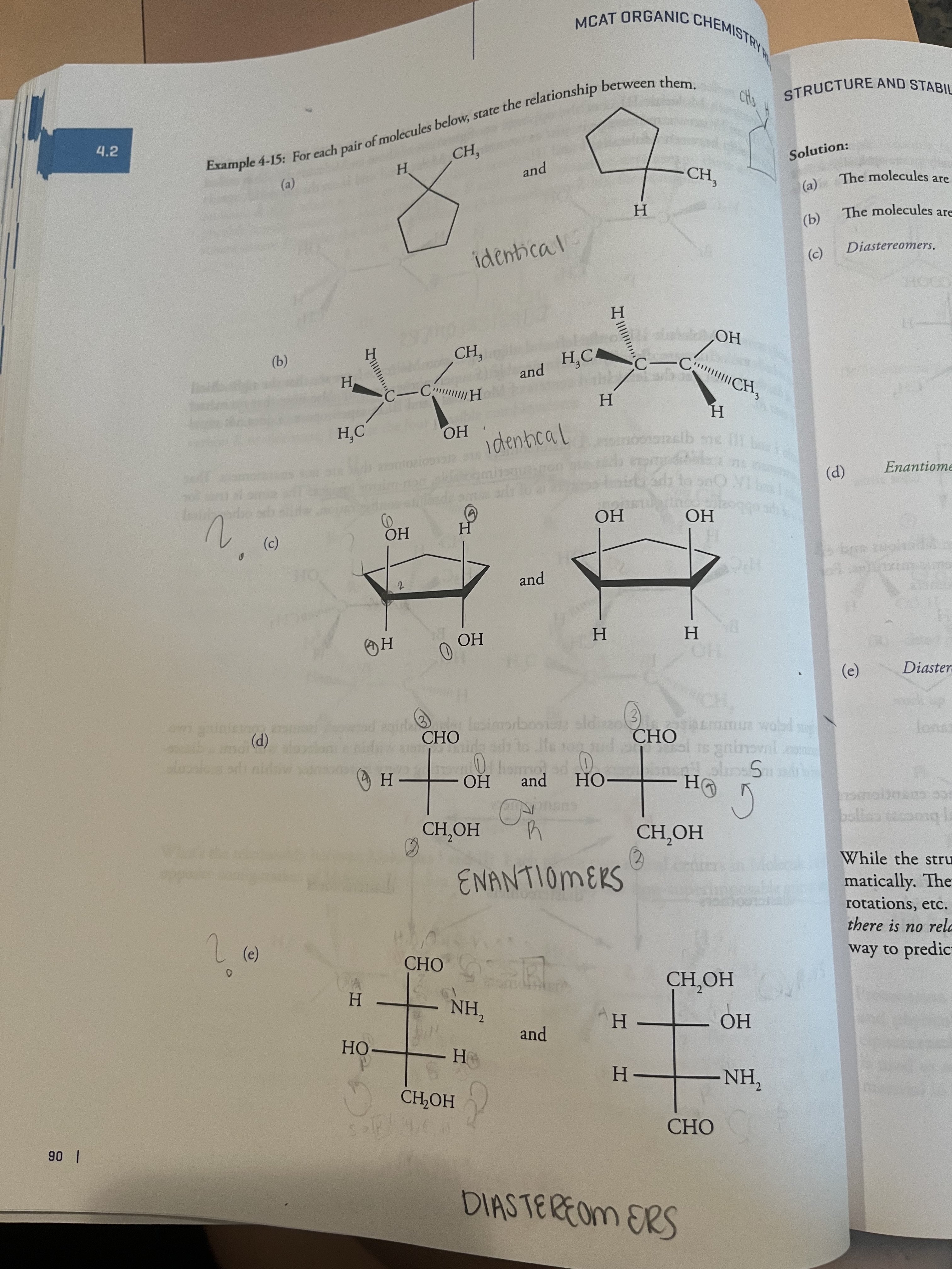 Solved For each pair of molecules below, state the | Chegg.com