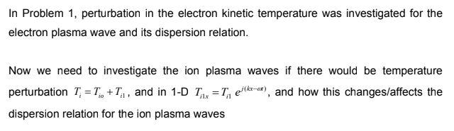 Solved In Problem 1, perturbation in the electron kinetic | Chegg.com