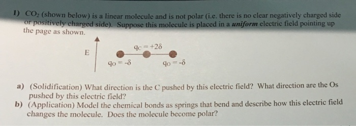 Solved O2 (shown below) is a linear molecule and is not | Chegg.com