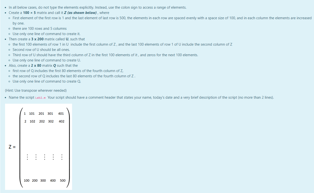 Solved This Is Matlab Question And It Should Be Solved By