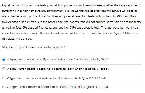 Solved A quality-control inspector is testing a batch of | Chegg.com