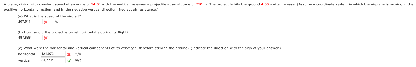 Solved positive horizontal direction, and in the negative | Chegg.com