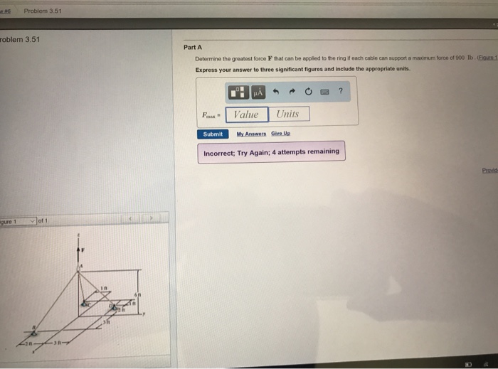 Solved Determine The Greatest Force F That Can Be Applied To