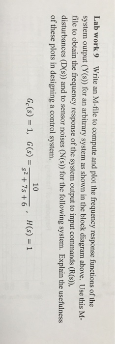 Lab work 9 Write an M-file to compute and plot the | Chegg.com