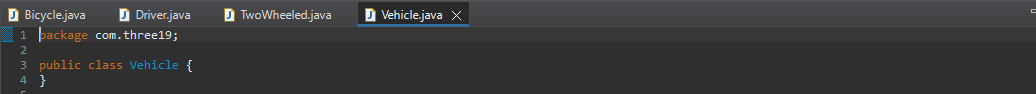 Solved D Bicycle.java D Driver.java D TwoWheeled.java D | Chegg.com