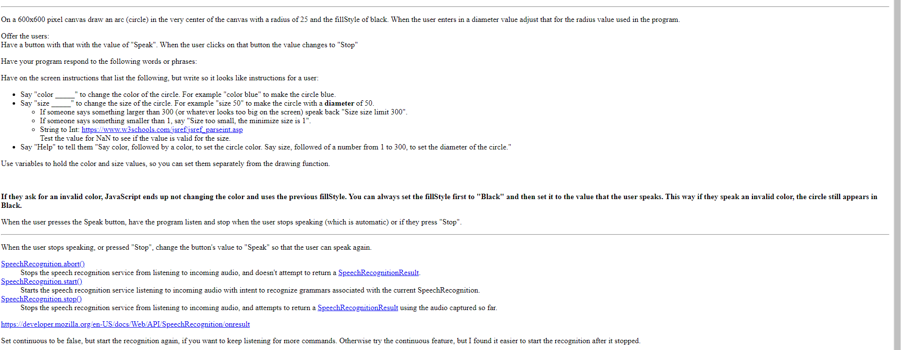 Solved Offer the users: Have a button with that with the | Chegg.com