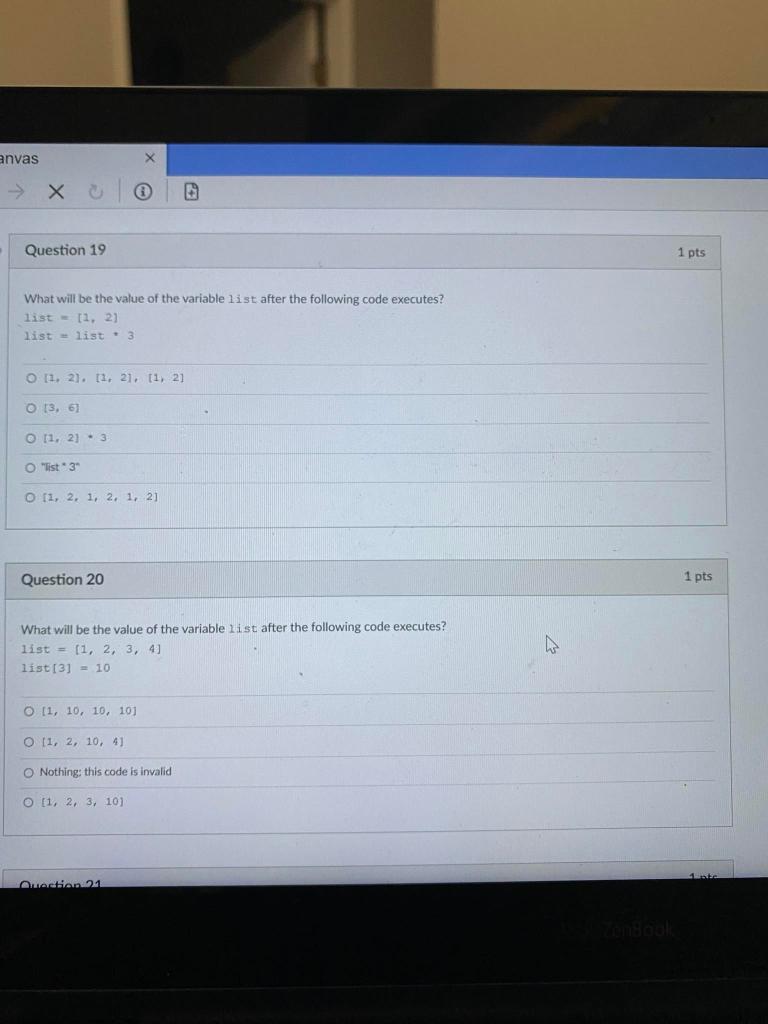 Solved Question 19 1pts What will be the value of the | Chegg.com