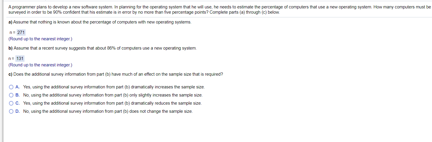 Solved A programmer plans to develop a new software system. | Chegg.com