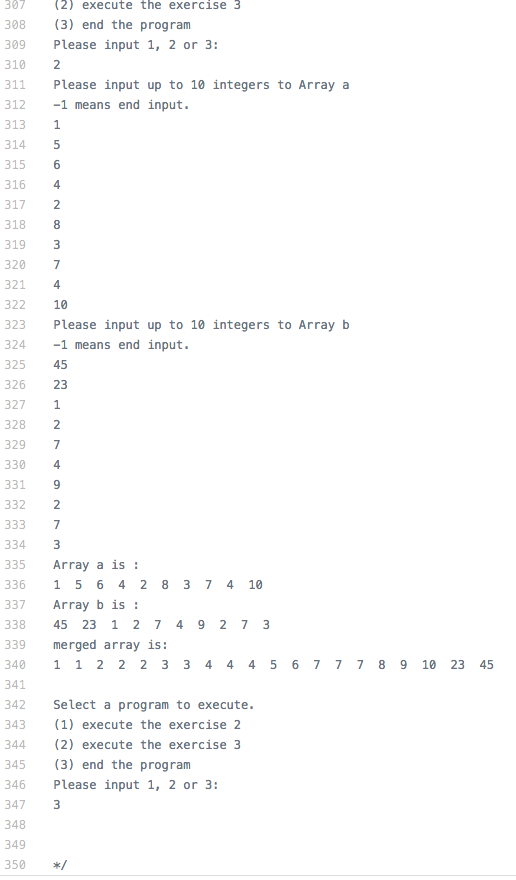 This is a code and outcome i want the same out come | Chegg.com