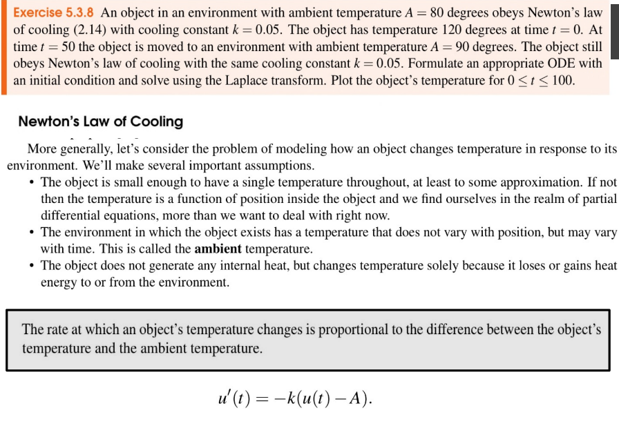 Solved u(20) approx= 94.7152, u(60) approx 85.9262 please | Chegg.com