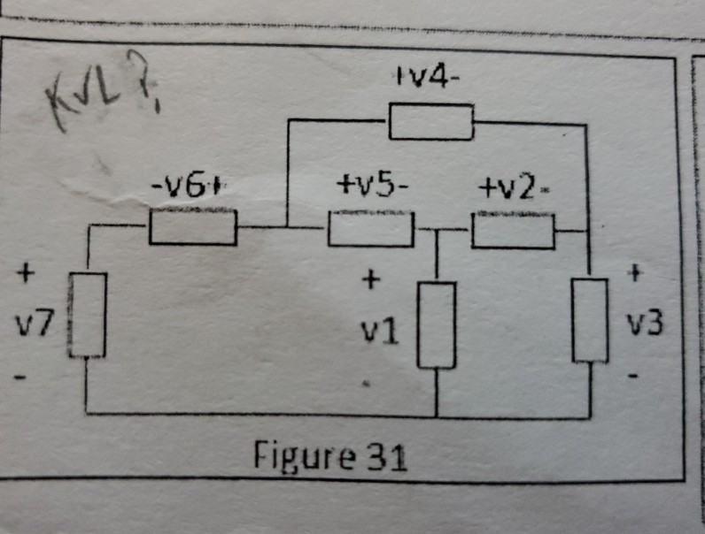 Solved see Fig. 3. Given (all voltages) : v7=97, v6-30, | Chegg.com