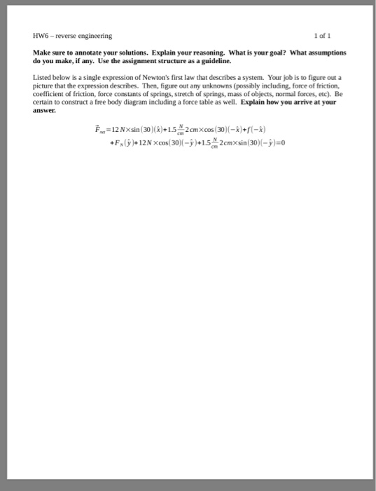 Solved Hw6-reverse engineering 1 of 1 Make sure to annotate | Chegg.com
