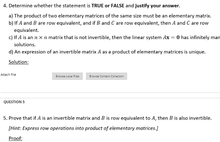 1. Use the inversion algorithm to find the inverse of | Chegg.com
