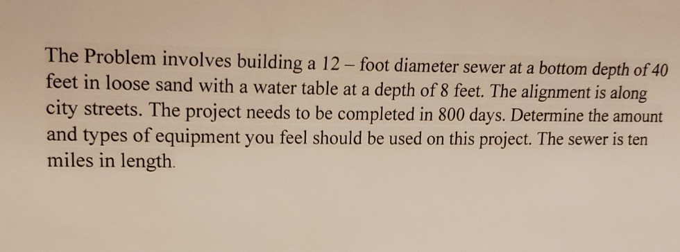 Solved The Problem involves building a 12 - foot diameter | Chegg.com