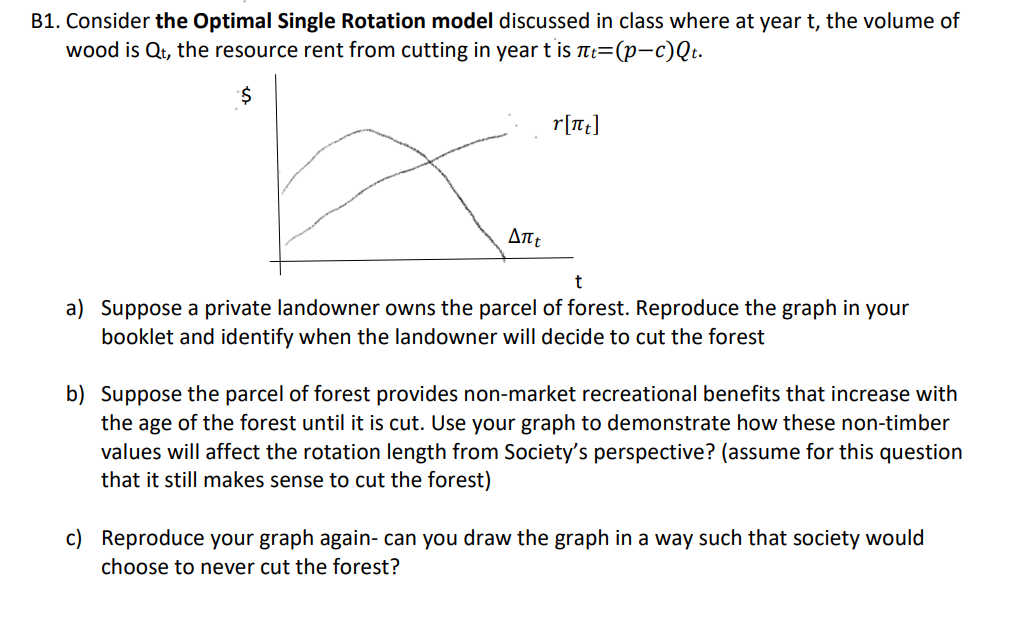 Solved 31. Consider the Optimal Single Rotation model | Chegg.com