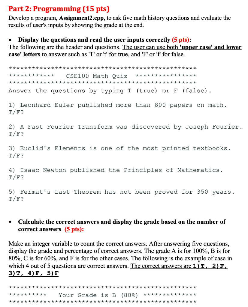 Solved This is in C++ programming. I am new and am very lost | Chegg.com